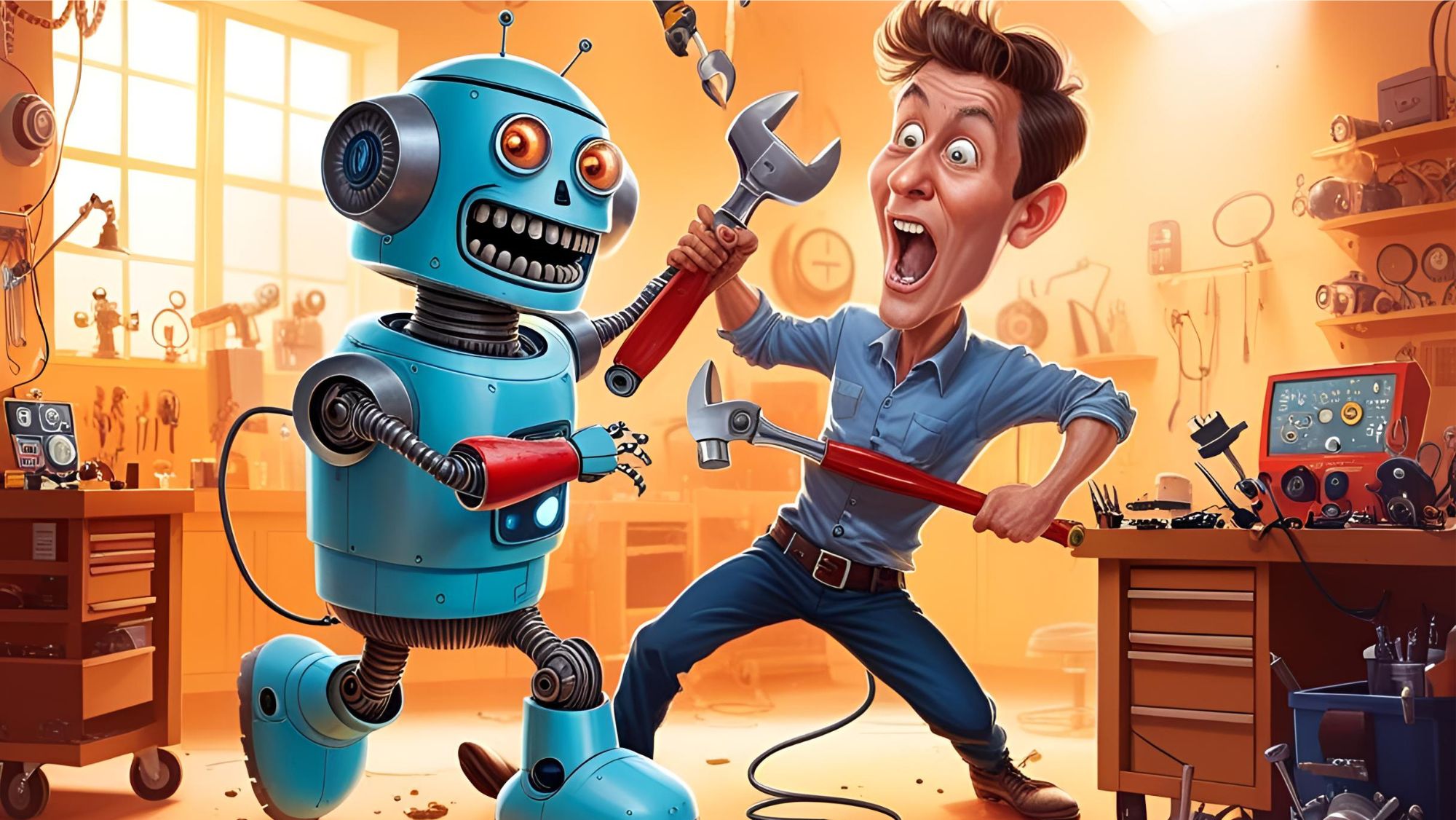 Gara-gara Salah 'Coding', Robot Humanoid AI Ngamuk dan Serang Teknisi ...