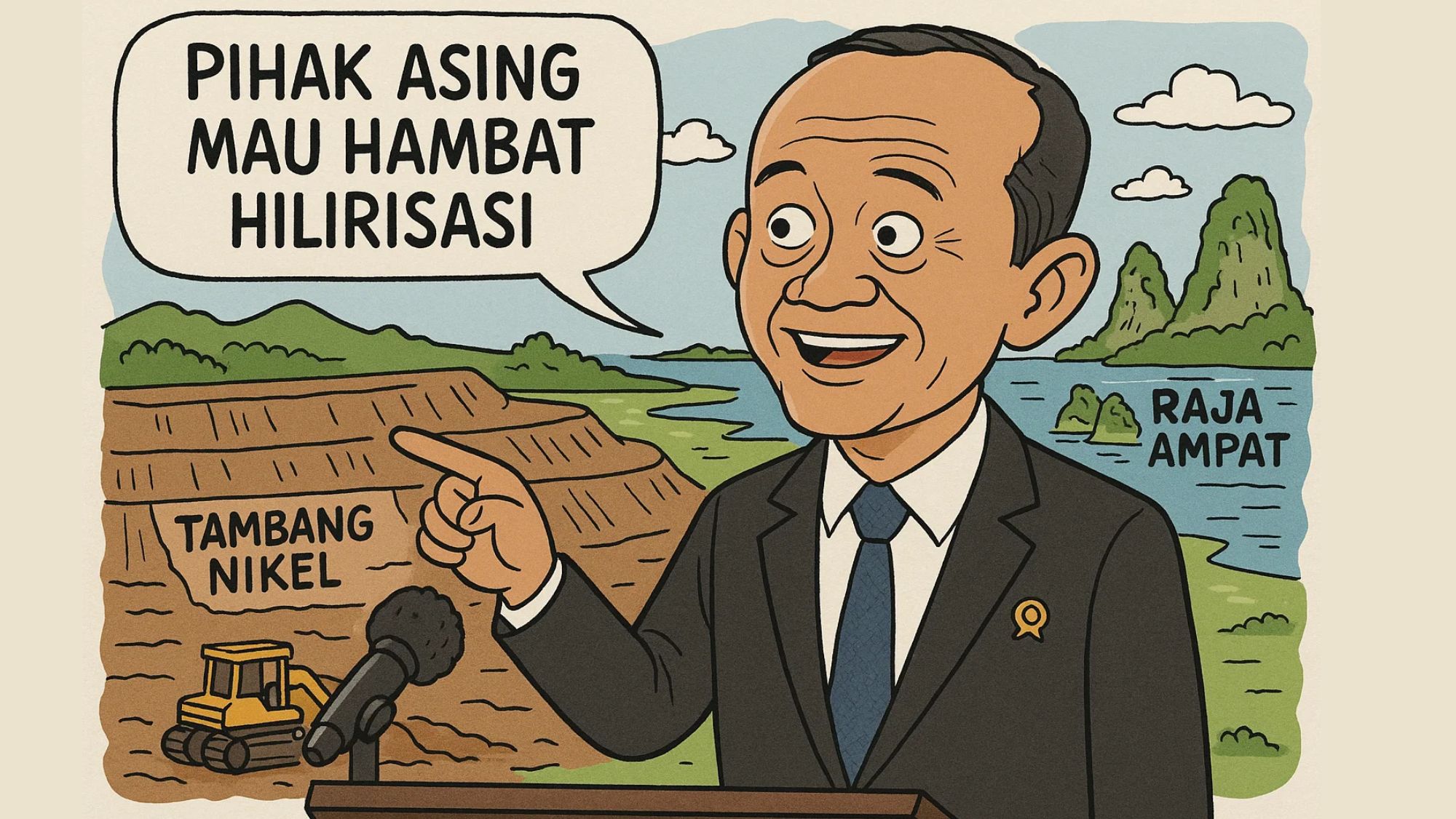 Soal Kasus Tambang Raja Ampat, Menteri Bahlil Sebut Ada Pihak Asing ...